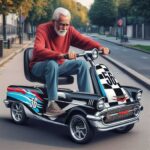 Experience the 56 Chevy Mobility Scooter: Classic Car Transforms into a ...