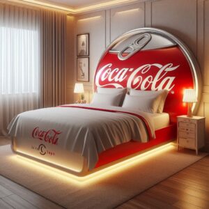 Coca-Cola Shaped Bed: Unique Bed Design Resembling a Coca-Cola Can ...