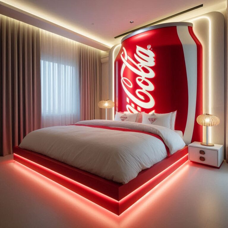 Coca-Cola Shaped Bed: Unique Bed Design Resembling a Coca-Cola Can ...