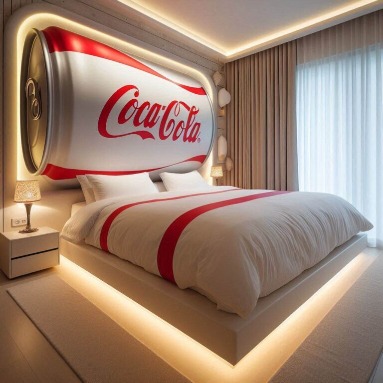 Coca-Cola Shaped Bed: Unique Bed Design Resembling a Coca-Cola Can ...