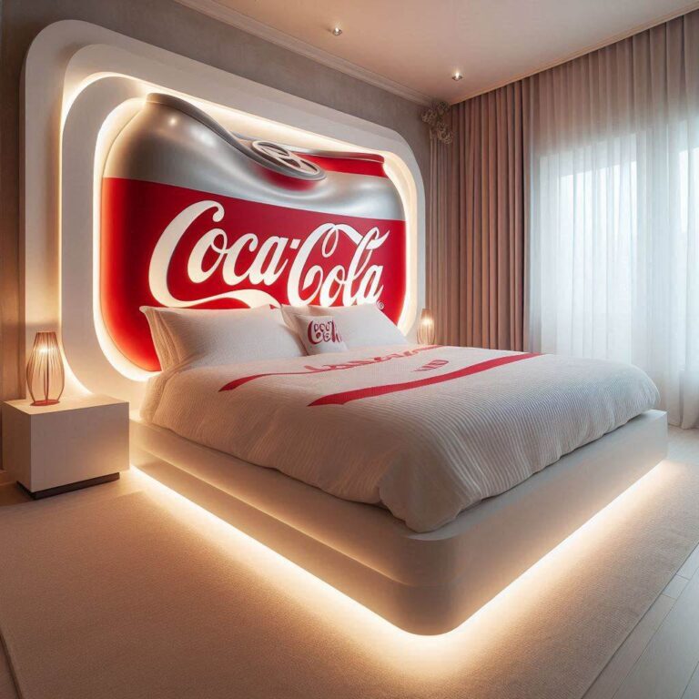Coca-Cola Shaped Bed: Unique Bed Design Resembling a Coca-Cola Can ...