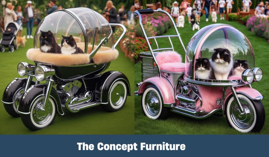 Discover the Ultimate Vintage Motorcycle-Inspired Cat Stroller for ...