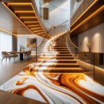 Transform Your Space with Stunning Epoxy River Stairs Designs - The ...