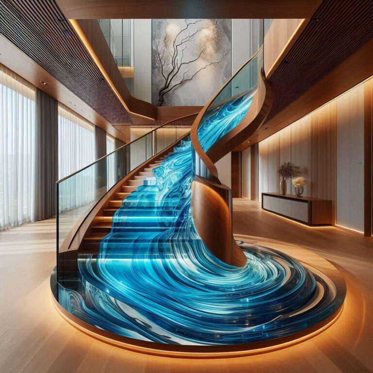 Transform Your Space with Stunning Epoxy River Stairs Designs - The ...
