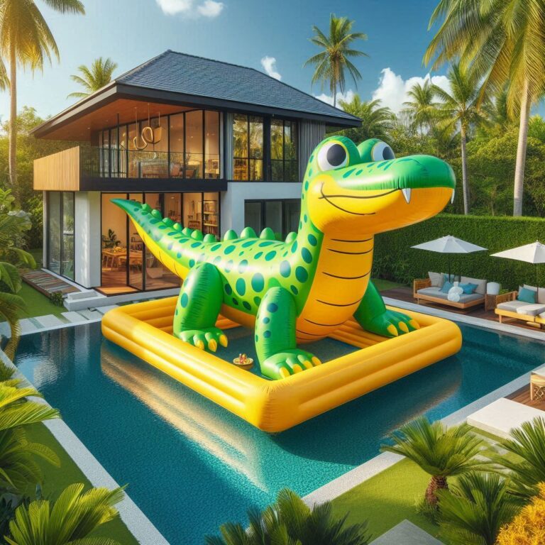 Giant Crocodile Pool: Adorable Crocodile-Shaped Swimming Pool Design ...