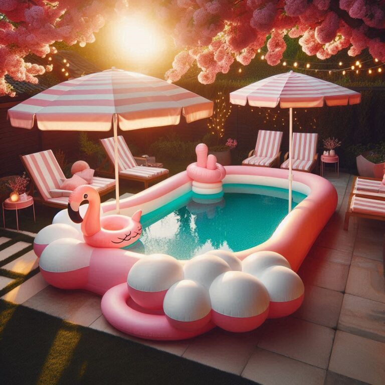 Inflatable Bed Pool: Create a Unique Bed-Shaped Pool for Your Garden ...