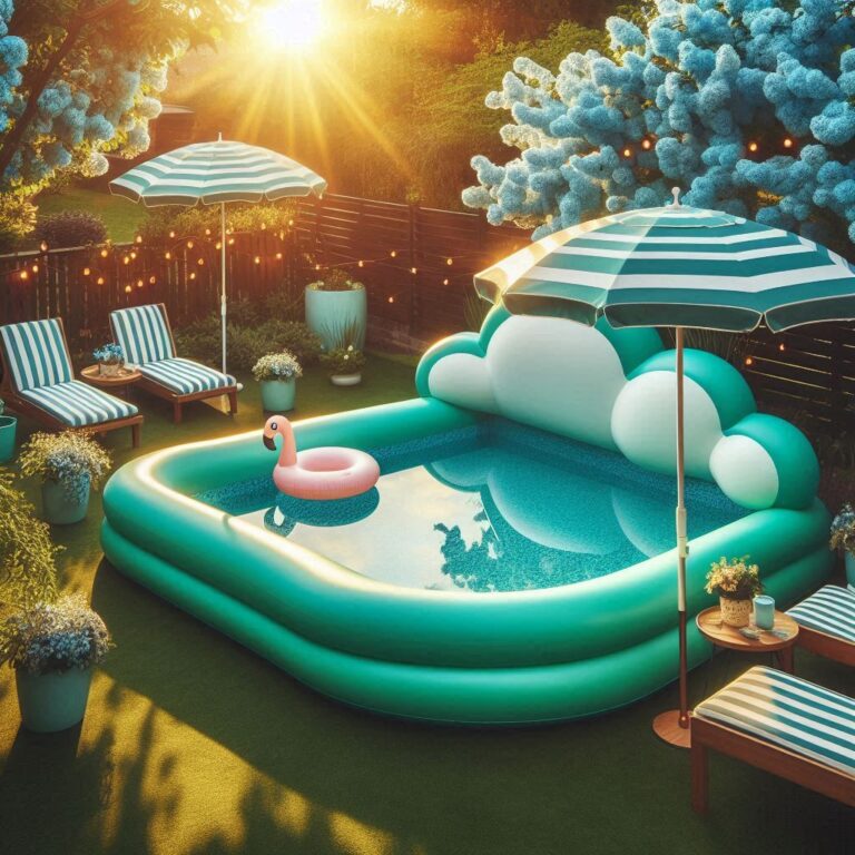 Inflatable Bed Pool: Create a Unique Bed-Shaped Pool for Your Garden ...
