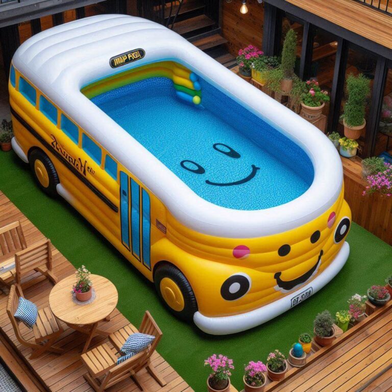 Inflatable Bus Pool: Discover the Unique Bus-Shaped Inflatable Swimming ...