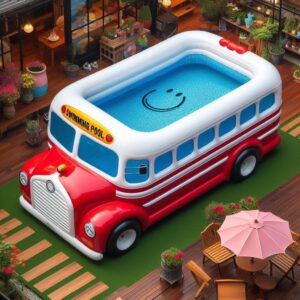 Inflatable Bus Pool: Discover the Unique Bus-Shaped Inflatable Swimming ...
