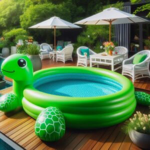 Inflatable Turtle Pools: Unique Swimming Pool Designs Shaped Like ...
