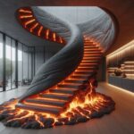 Lava Staircase: Combining Aesthetic Appeal with Functional Benefits ...