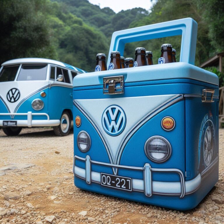 VW Bus Shaped Insulated Cooler Bag: Retro Campervan Cooler for Your ...