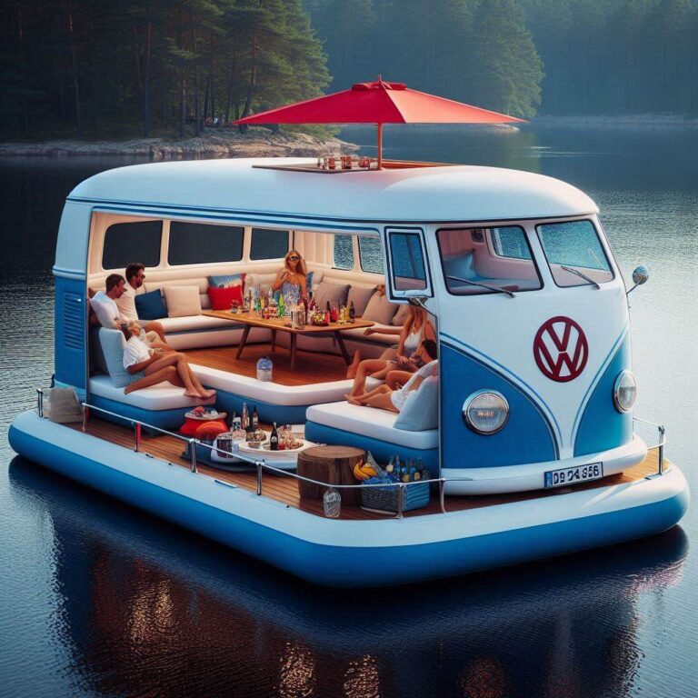 Discover the Unique VW Car-Shaped Yacht: A One-of-a-Kind Maritime ...