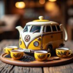 Experience Nostalgia with the Volkswagen Bus Shaped Teapot: A Groovy ...
