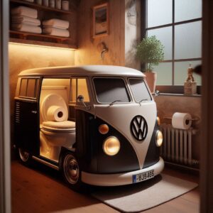 Volkswagen Shaped Toilet: The Ultimate Unique Bathroom Fixture for Car ...