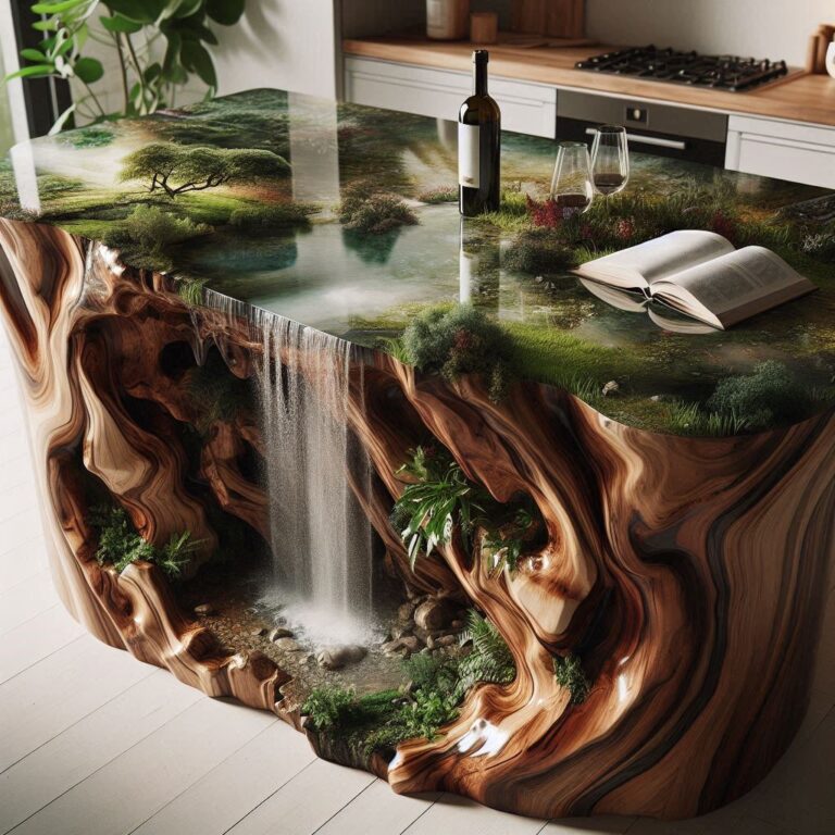 Discover the Elegance and Functionality of Waterfall Kitchen Islands ...