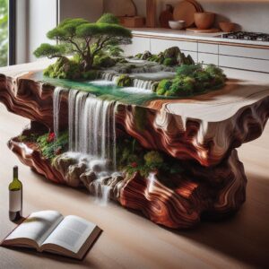 Discover the Elegance and Functionality of Waterfall Kitchen Islands ...