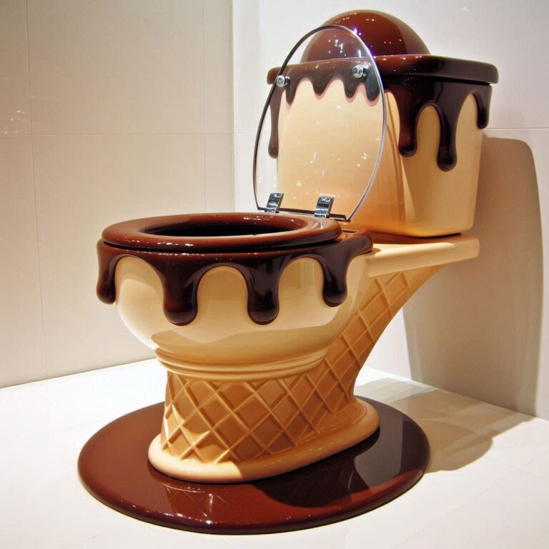 Unique Epoxy Ice Cream Toilets: A Trendy Fusion of Design and ...