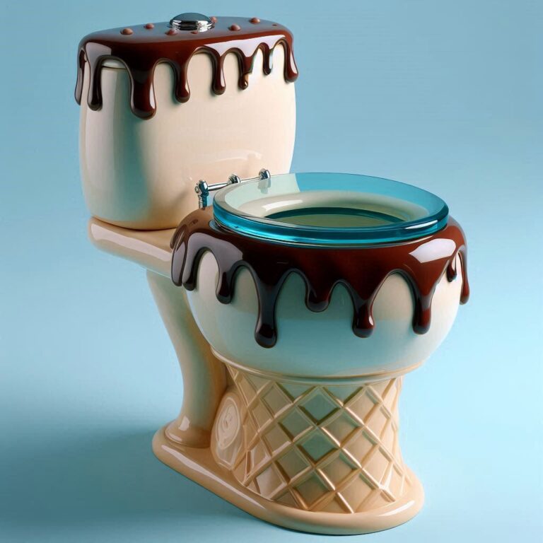 Unique Epoxy Ice Cream Toilets: A Trendy Fusion of Design and ...