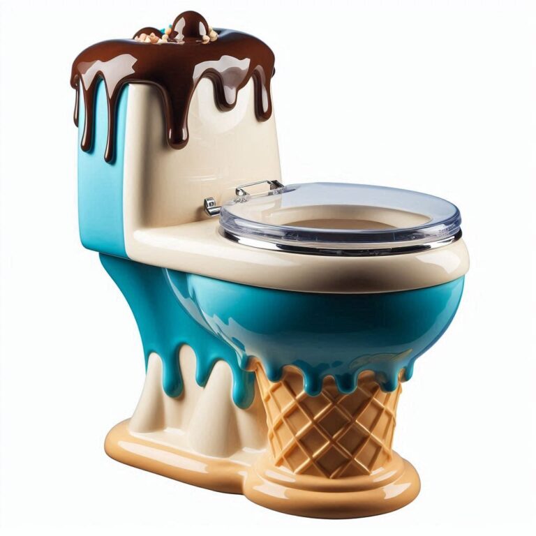 Unique Epoxy Ice Cream Toilets: A Trendy Fusion of Design and ...