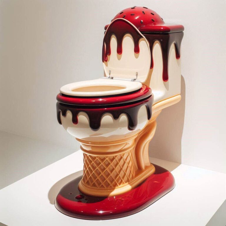 Unique Epoxy Ice Cream Toilets: A Trendy Fusion of Design and ...