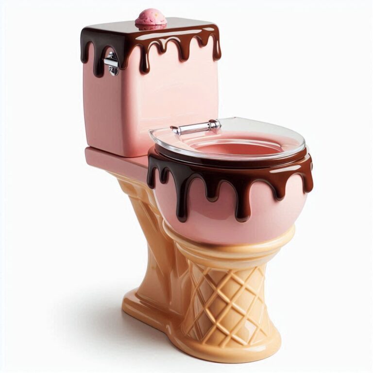 Unique Epoxy Ice Cream Toilets: A Trendy Fusion of Design and ...