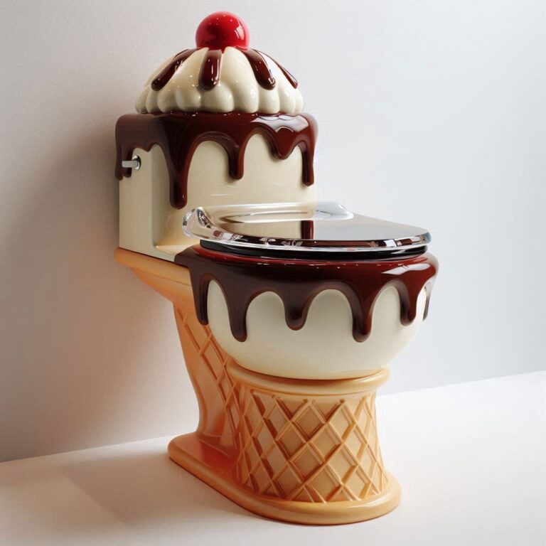 Unique Epoxy Ice Cream Toilets: A Trendy Fusion of Design and ...