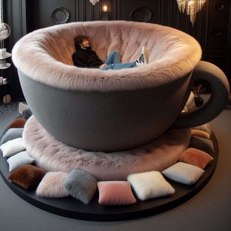Ultimate Comfort Awaits with the Giant Teacup Lounger: A Relaxation ...
